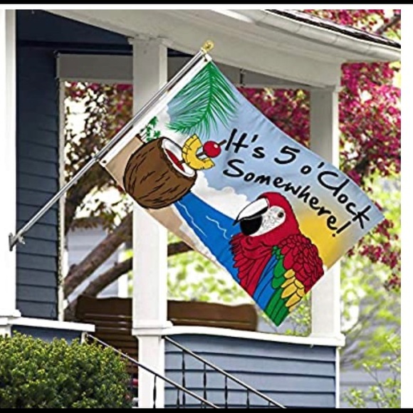 Party Supplies | Its 5 Oclock Somewhere Flag Beach 2 Grommet | Poshmark